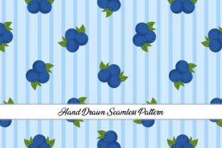 Summer Blueberry Seamless Pattern Graphic by ART Fanatic · Creative Fabrica