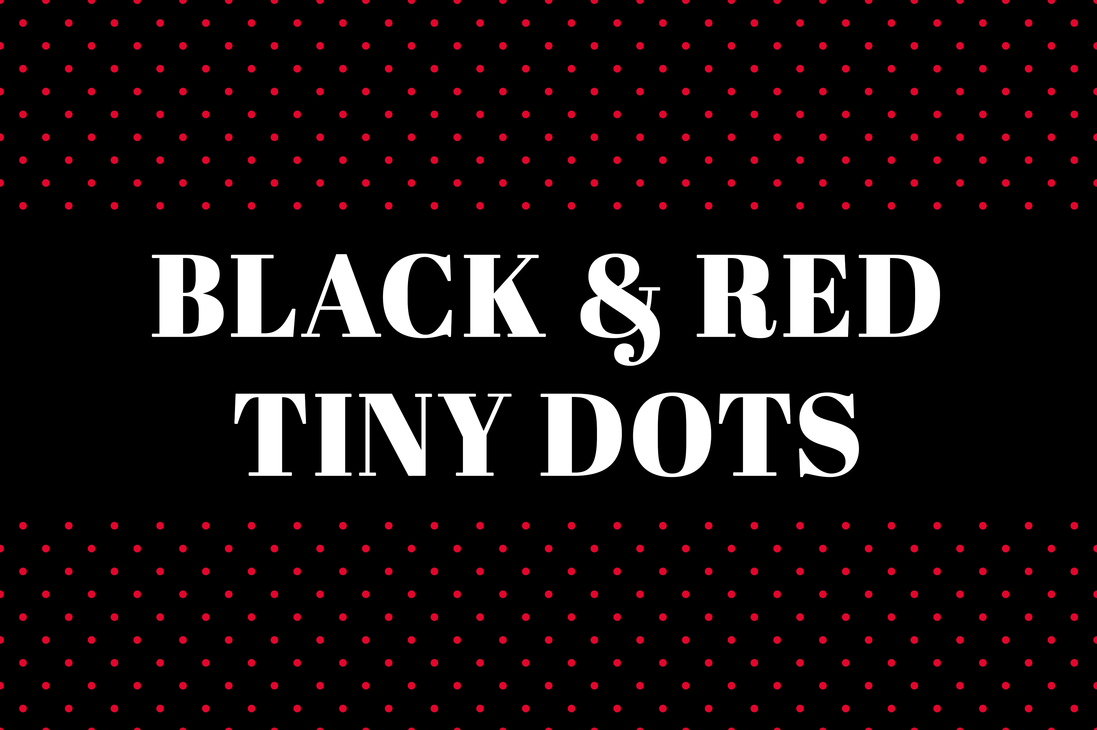 Tiny Black and Red Dot 12x12 Graphic by CliffviewGraphics · Creative ...