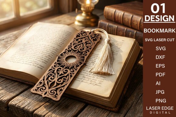 Wood Bookmark Laser Cut SVG · Creative Fabrica