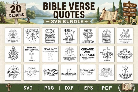 17321 Scripture Svg Designs & Graphics