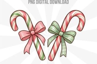 Christmas Candy Cane Clipart PNG Graphic by ArtbyCrystalJennings ...