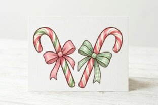 Christmas Candy Cane Clipart PNG Graphic by ArtbyCrystalJennings ...
