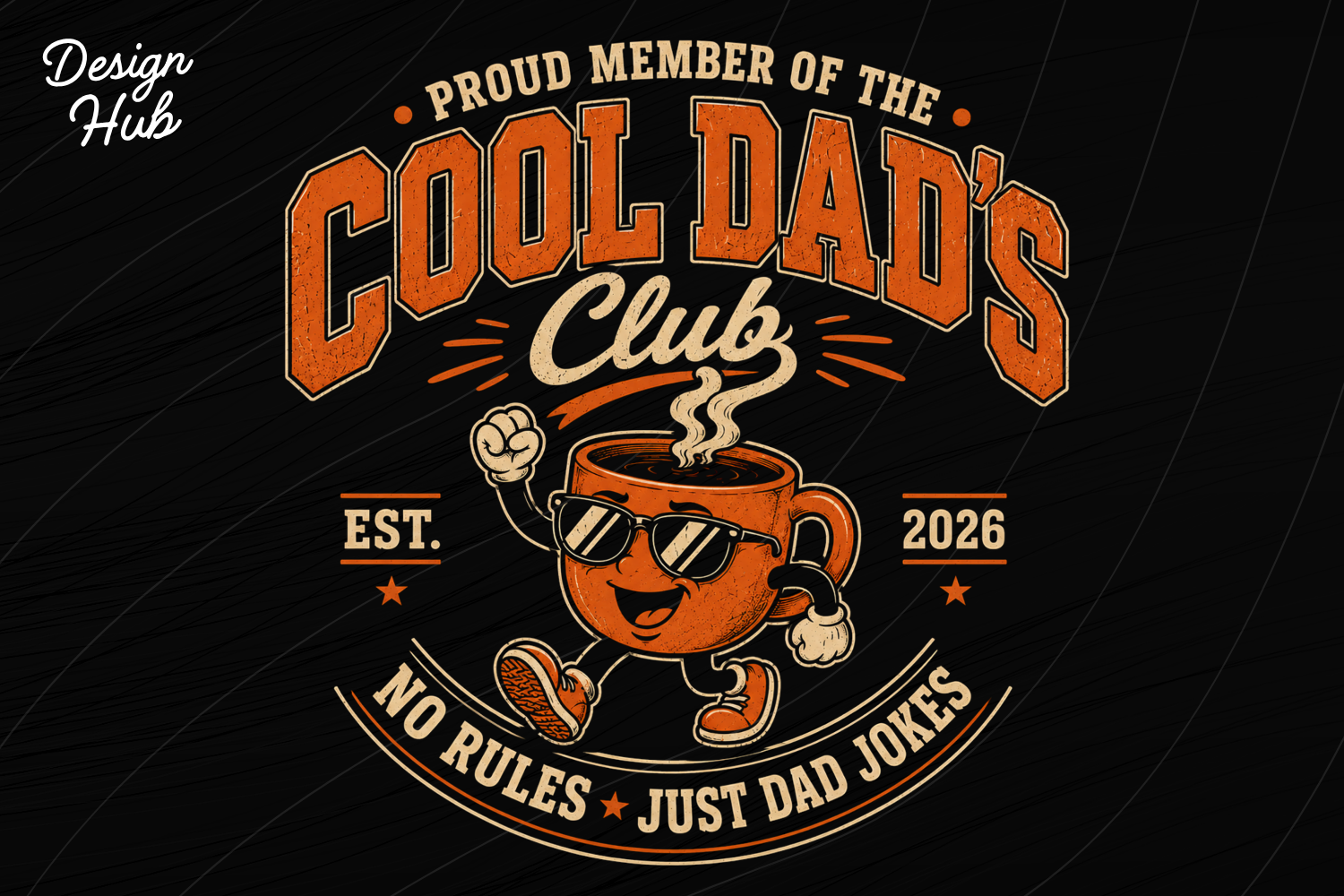 Cool Dads Club Coffee Shirt PNG Graphic by Design Hub · Creative Fabrica
