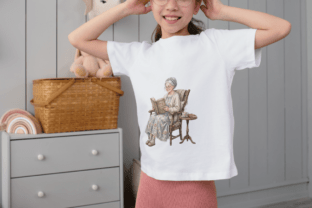 Cottagecore Elderly Woman Clipart Graphic by Hamees Store · Creative ...