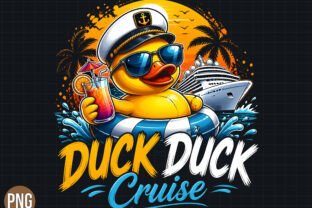 Duck Duck Cruise Ship Vacation Captain Graphic by MOO Digital ...