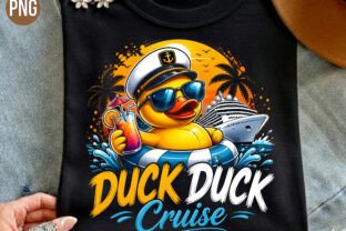 Duck Duck Cruise Ship Vacation Captain Graphic by MOO Digital ...