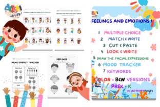 Feelings and Emotions! Graphic by Teachable Bright Steps · Creative Fabrica