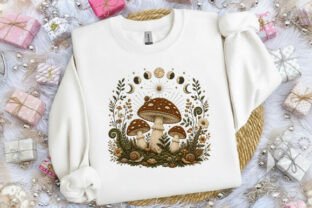 Forest Woodland Mushroom Patchwork PNG Graphic by Vintage Expert ...