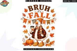 Funny Autumn Goose Coffee PNG Graphic by Vintage Expert · Creative Fabrica