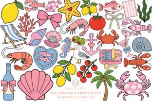 Girly Sardines Fisherman Clipart Graphic by daily.arts · Creative Fabrica