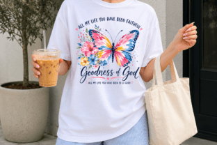 Goodness of God Butterfly PNG | Christia Graphic by Craftcity ...