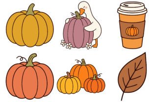 Hand-Drawn Fall Silly Goose Clipart Graphic by daily.arts · Creative ...