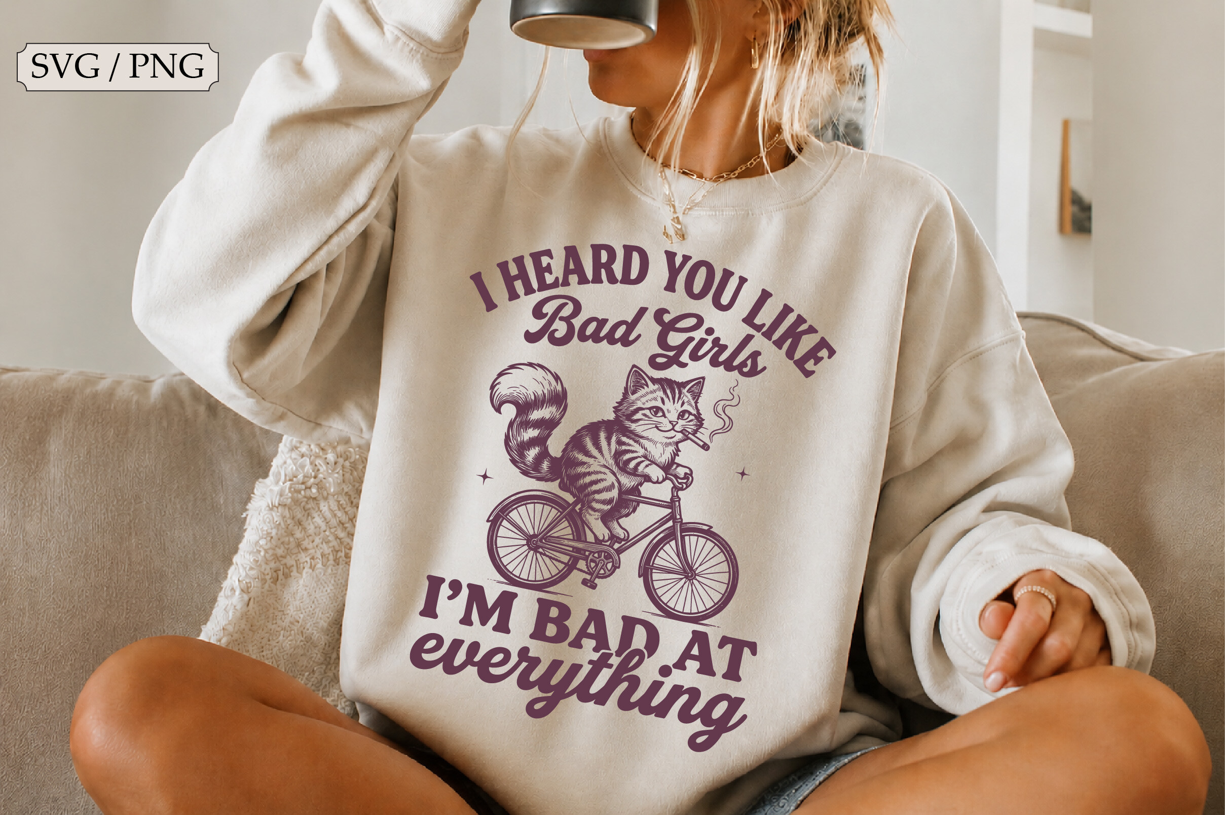 I Heard You Like Bad Girls Bad Cat SVG, Graphic by LibbyWishes ...