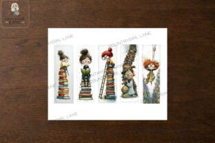Quirky Girls Bookmark Printable Graphic by Countrygirl Lane · Creative ...