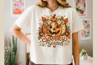 Spooky Season Pumpkin Patchwork PNG Graphic by Vintage Expert ...