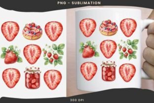 Strawberry Png Design for T-shirts Graphic by Tanya Kart · Creative Fabrica