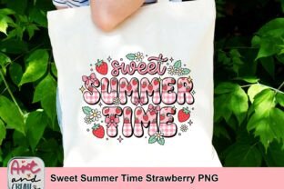 Sweet Summer Time Strawberry PNG Graphic by art and create shop ...