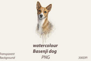 Watercolour Basenji Dog Png Graphic by Pika designs · Creative Fabrica