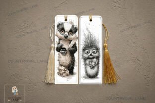 Whimsical Animal School Bookmark Graphic by Countrygirl Lane · Creative ...