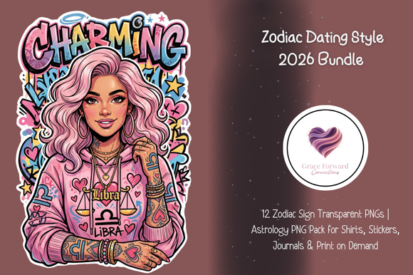 Zodiac Dating Style 2026 Bundle Graphic by Grace Forward Connections ...