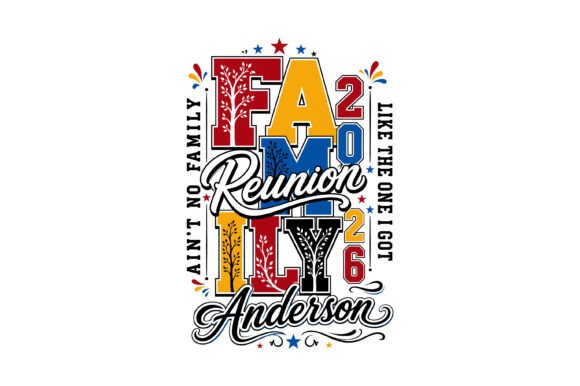 Anderson Family Reunion 2026 SVG Graphic by sr_sohag · Creative Fabrica