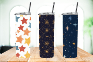 Celestial Stars Digital Paper Bundle Graphic by Creative River ...