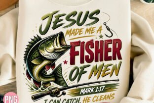 Christian Fishing Dad Fisher Men PNG Graphic by Coffee & Crafts ...