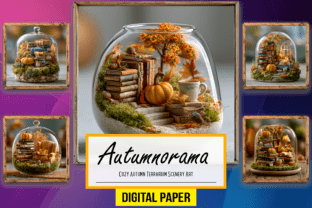 Cozy Autumn Terrarium Scenery Artworks Graphic by Canvas Elegance ...