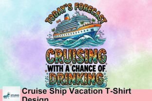 Cruise Ship Vacation T-Shirt Design Graphic by StudioDigitalStore ...