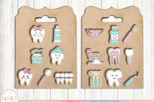 Dental Stud Earrings SVG Bundle · Creative Fabrica