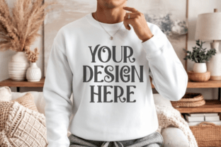 Gildan 18000 Sweatshirt Mockup Bundle Graphic by Styled Stock Mock ...