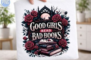 Gothic Good Girls Read Bad Books PNG Graphic by CUTSY Digital ...