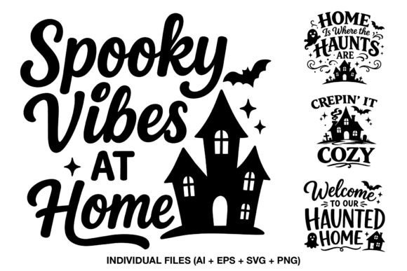 Halloween Home Quotes SVG Graphic by lapeticrafter · Creative Fabrica