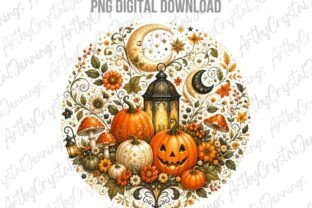 Halloween Pumpkin Lantern Clipart PNG Graphic by ArtbyCrystalJennings ...