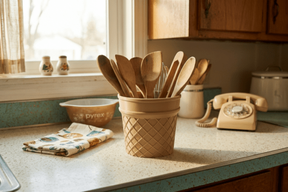 Ice Cream Cone Container Waffle Cone 6in · Creative Fabrica