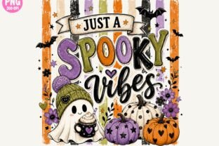 Just a Spooky Vibes Png, Cute Ghost Png Graphic by Craft Palette ...