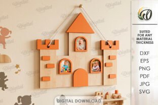 Kids Photo Frame Laser Cut · Creative Fabrica