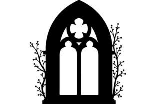 Medieval Arch Window Frames Graphic by Pro_designs · Creative Fabrica