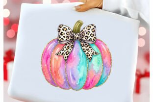 Pink Brushstroke Fall Leopard Glitter Pn Graphic by Artistic.Visions ...