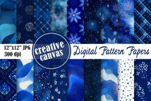 Royal Blue Celestial Seamless Pattern Graphic by Creative Canvas ...