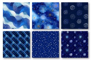 Royal Blue Celestial Seamless Pattern Graphic by Creative Canvas ...