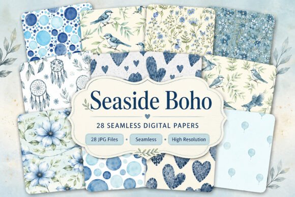 Ivory Luxury Vintage Patterns Set Graphic by T.D. House · Creative Fabrica