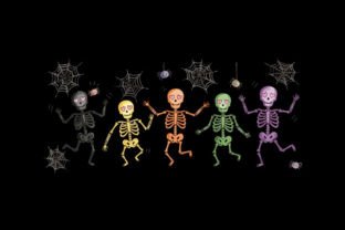 Skeleton Doodle PNG, Spooky Sublimation Graphic by Dreamy Art ...