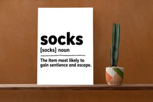 Socks Definition Funny SVG PNG Graphic by RakibS · Creative Fabrica
