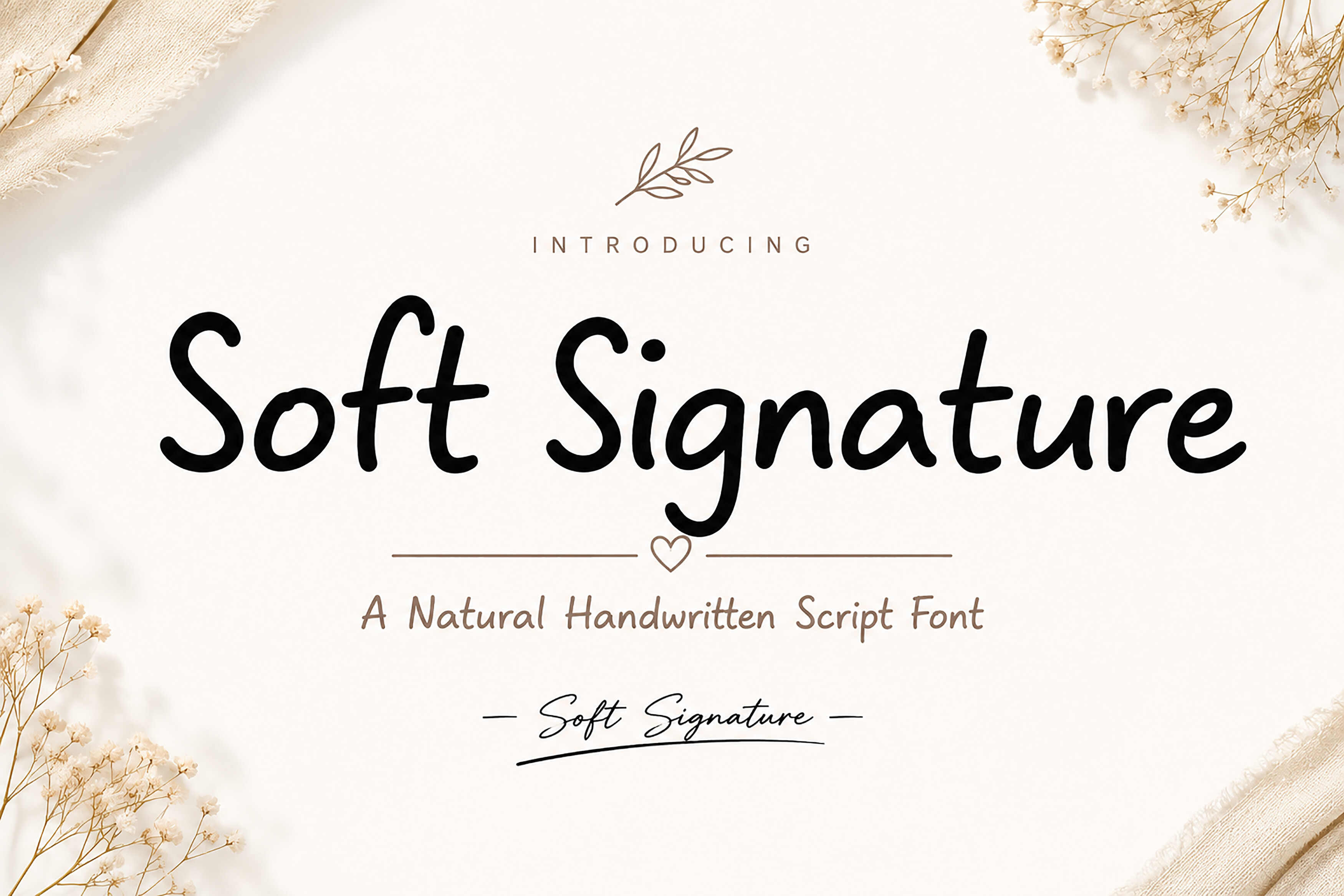 Soft Signature Font by Bundle · Creative Fabrica