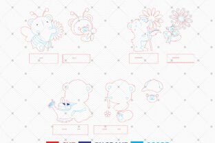 Spring Bear 3D Layered SVG Bundle · Creative Fabrica