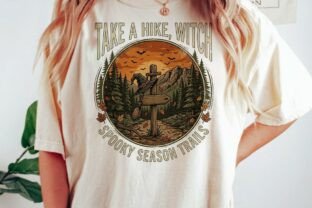 Take a Hike Witch Spooky Trails Fall Graphic by gregoraciiart ...