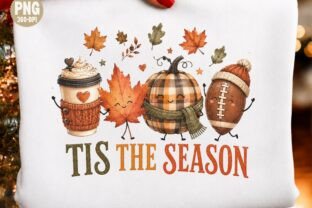 Tis the Season Fall PNG Fall Shirt Png Graphic by Craft Palette ...