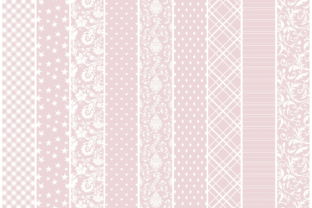 A5 Pink & White Papers 1-8 JPEG Graphic by Digi Designs by Rick ...