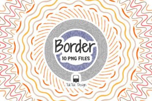 Abstract Circle Border PNG Bundle Graphic by TukTuk Design · Creative ...